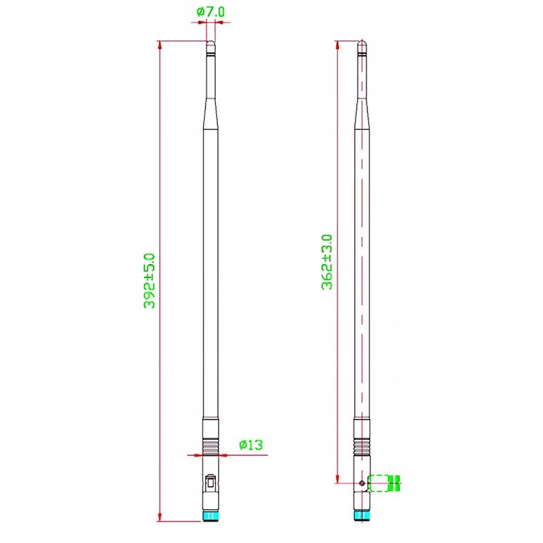 Antena ARS-N19W, Alfa, 9dBi, 2.4Ghz, Alb - eMAG.ro