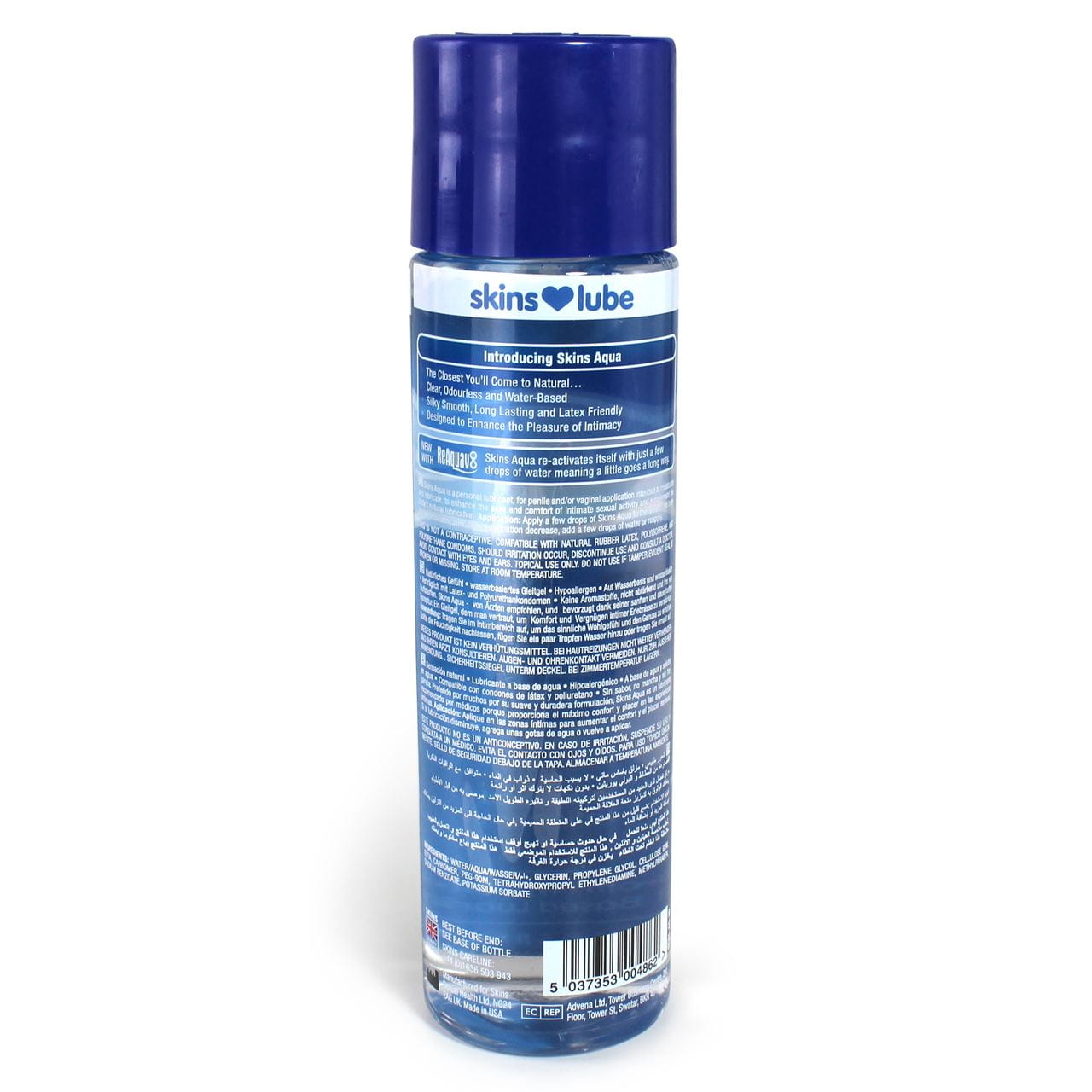 Lubrifiant Skins Lube Aqua, 250 ml - eMAG.ro