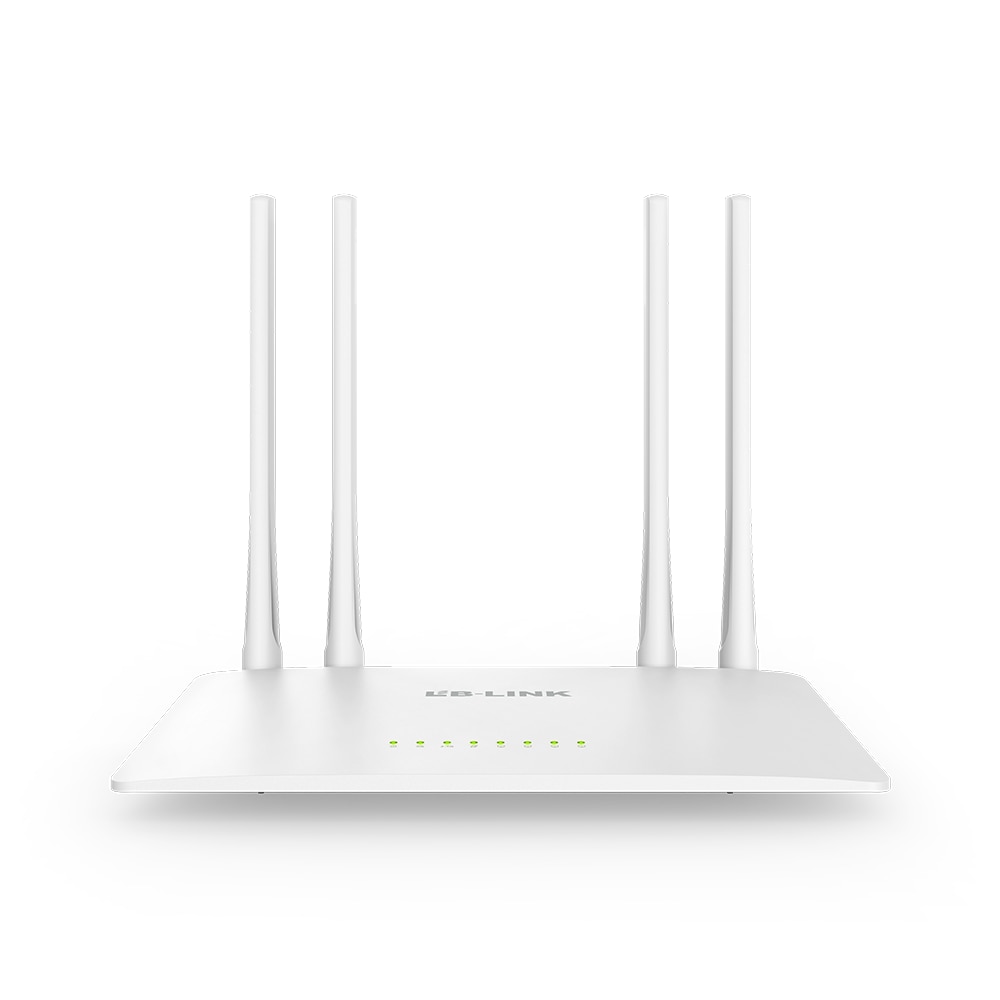 Безжичен рутер LB LINK BL-W1210M, 1200Mbps, Dual-Band, 4 антени, Бял ...