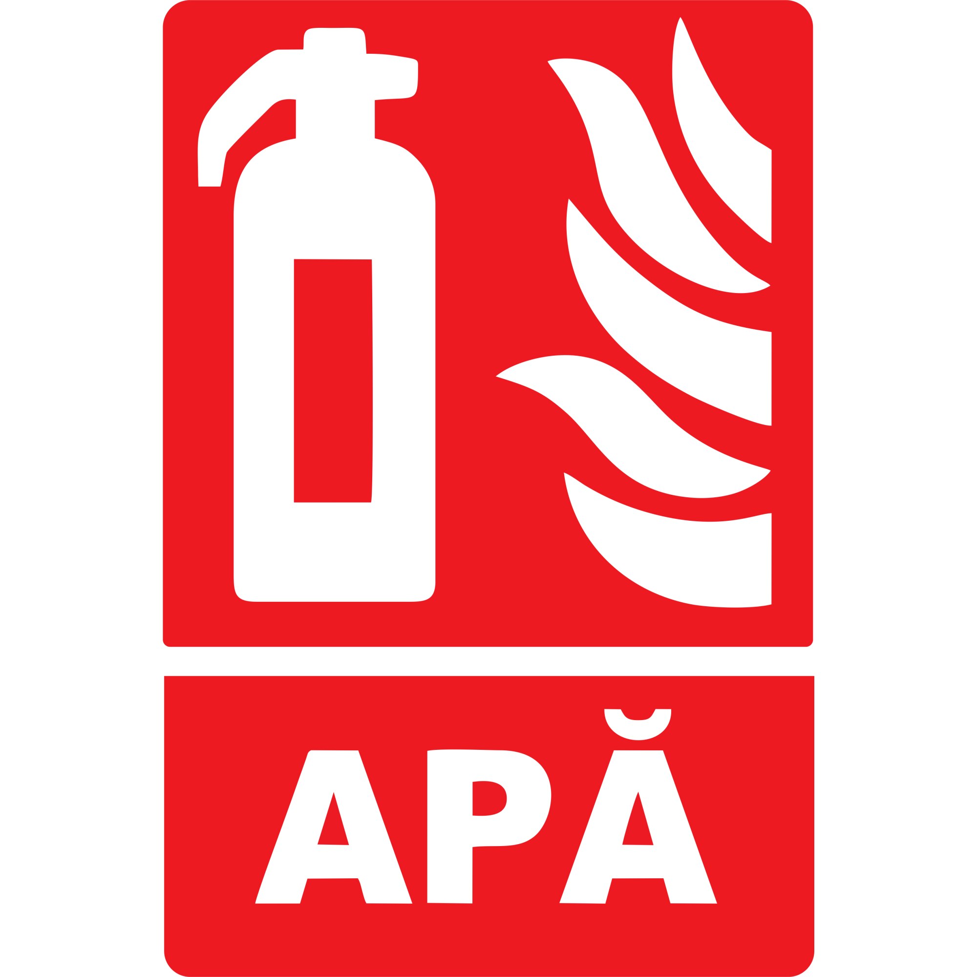 Semn Indicator, Stingator cu Apa, Placa Aluminiu, 10x15 cm - eMAG.ro