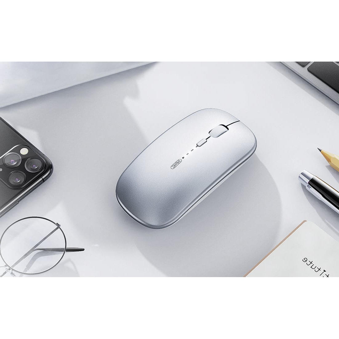 Безжична мишка Inphic M1P, 2.4gHz, Plug & Play, Bluetooth 5.0 и 4.0 ...