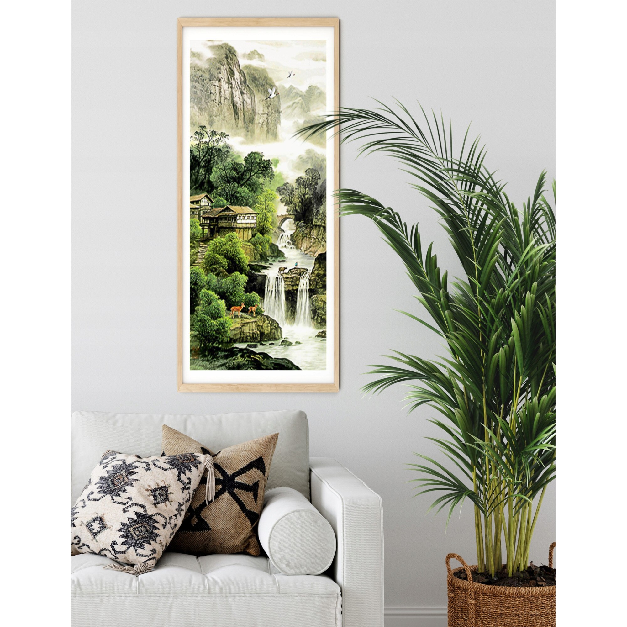 Set de broderie cu diamante 5d, 45x85 cm, Multicolor - eMAG.ro