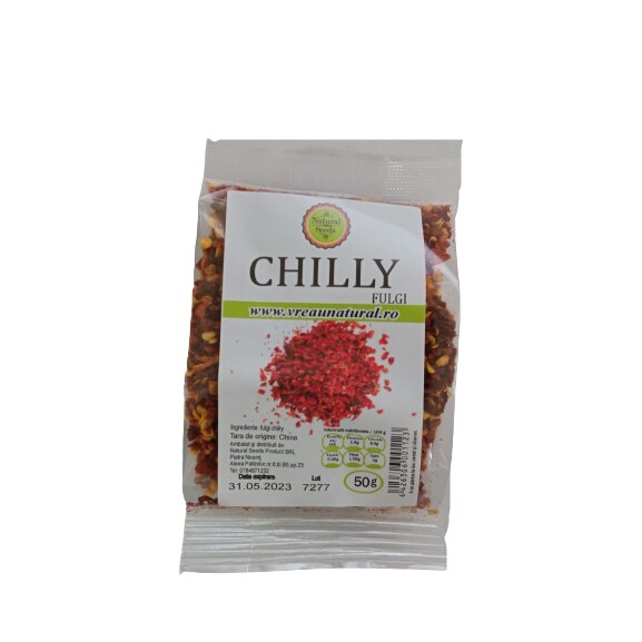 Chilly fulgi 50gr, Natural Seeds Product - eMAG.ro