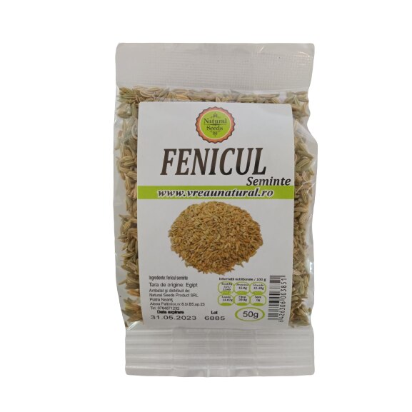 Fenicul seminte 50gr, Natural Seeds Product - eMAG.ro