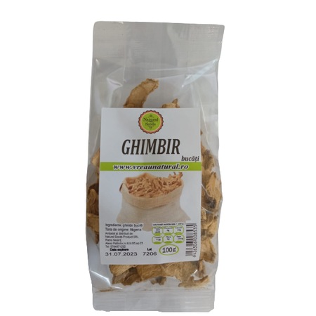 Ghimbir bucati uscate 100gr, Natural Seeds Produt - eMAG.ro