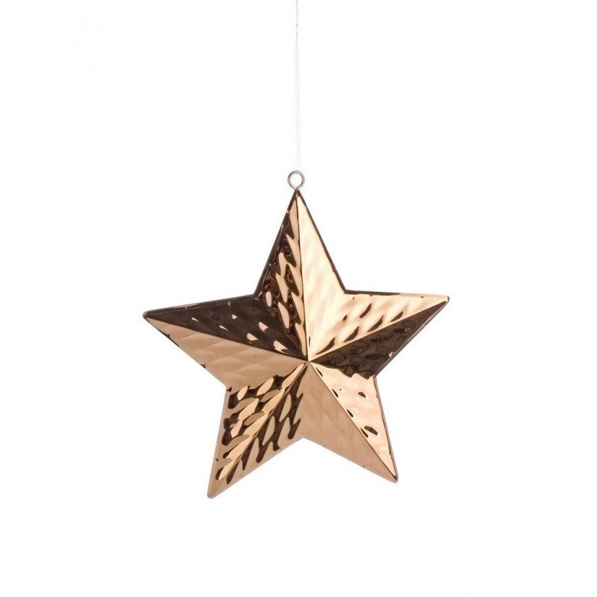 Set 4 ornamente brad Steluta 21x21x4 cm - eMAG.ro