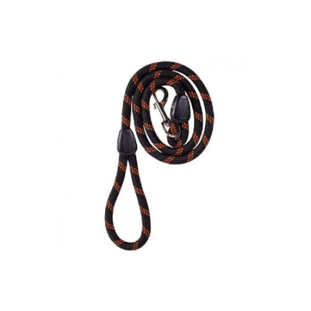Lesa Pentru Caini, Premium, Negru Cu Model, 115x1.3 cm - eMAG.ro