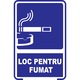 Semn Indicator 2, Loc pentru Fumat, Placa Aluminiu, 10x15 cm - eMAG.ro