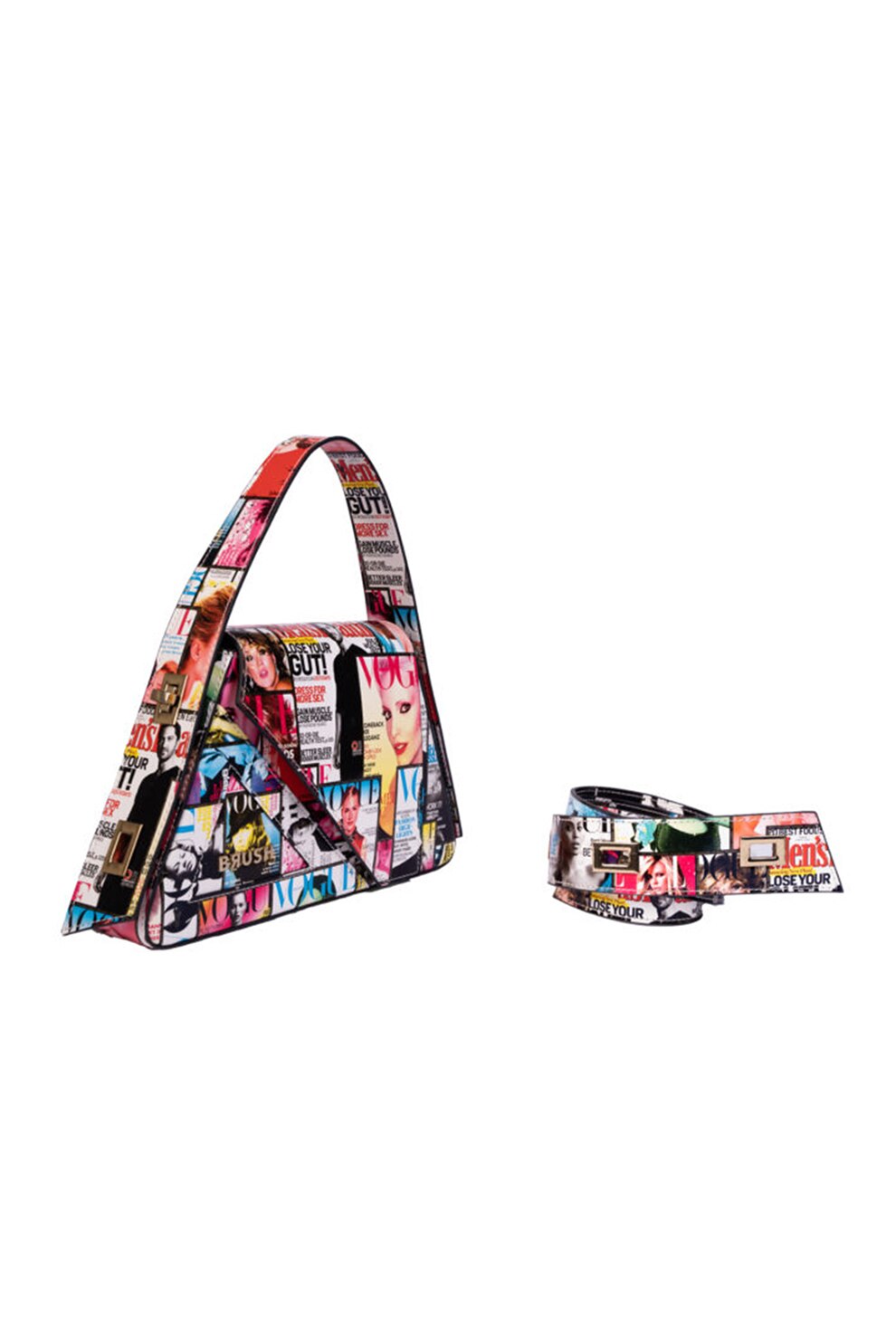 BRUSH by MG, Geanta de umar cu clapa Babyruler, Multicolor - eMAG.ro