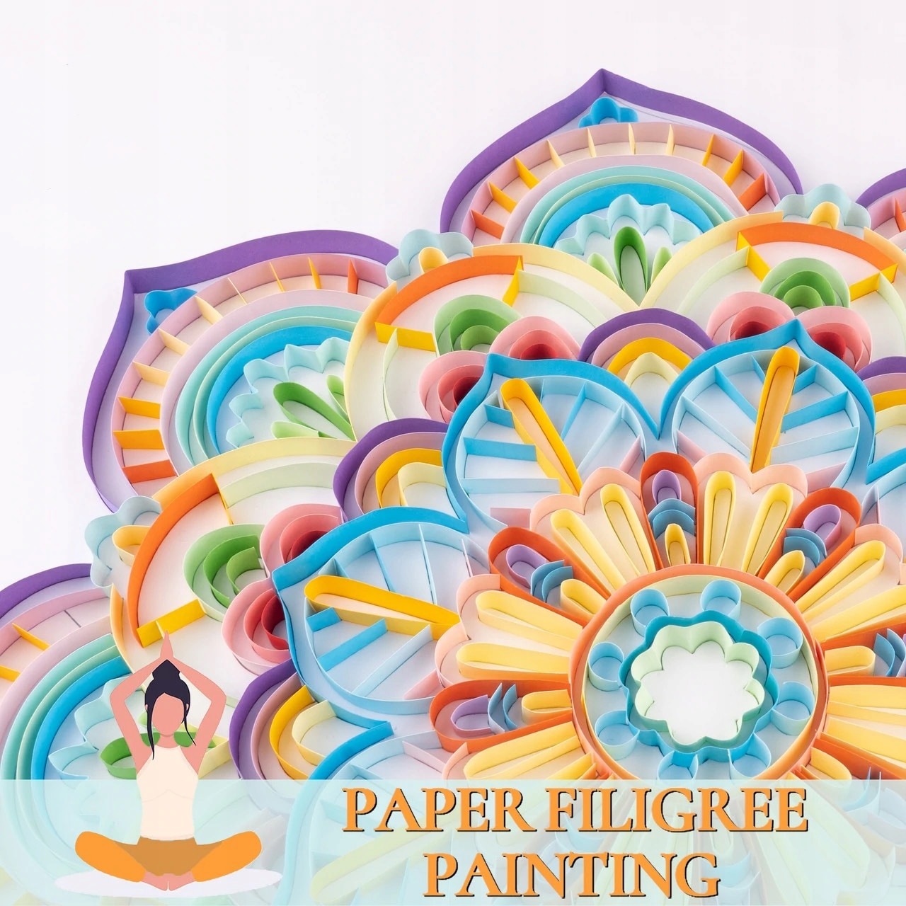 Set de hartie pentru quilling, 40x50 cm, Multicolor - eMAG.ro