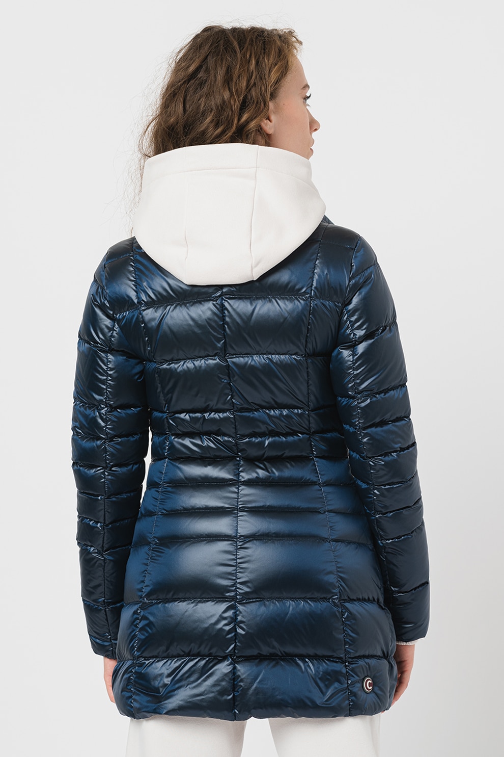 Colmar, Geaca lunga cu umplutura de puf Friendly, Indigo, 44 - eMAG.ro