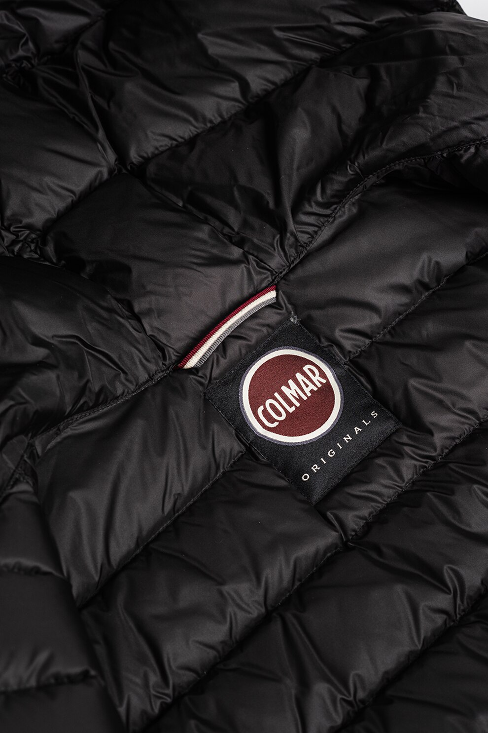 Colmar, Geaca cu umplutura de puf si gluga Concrete, Negru, 48 - eMAG.ro