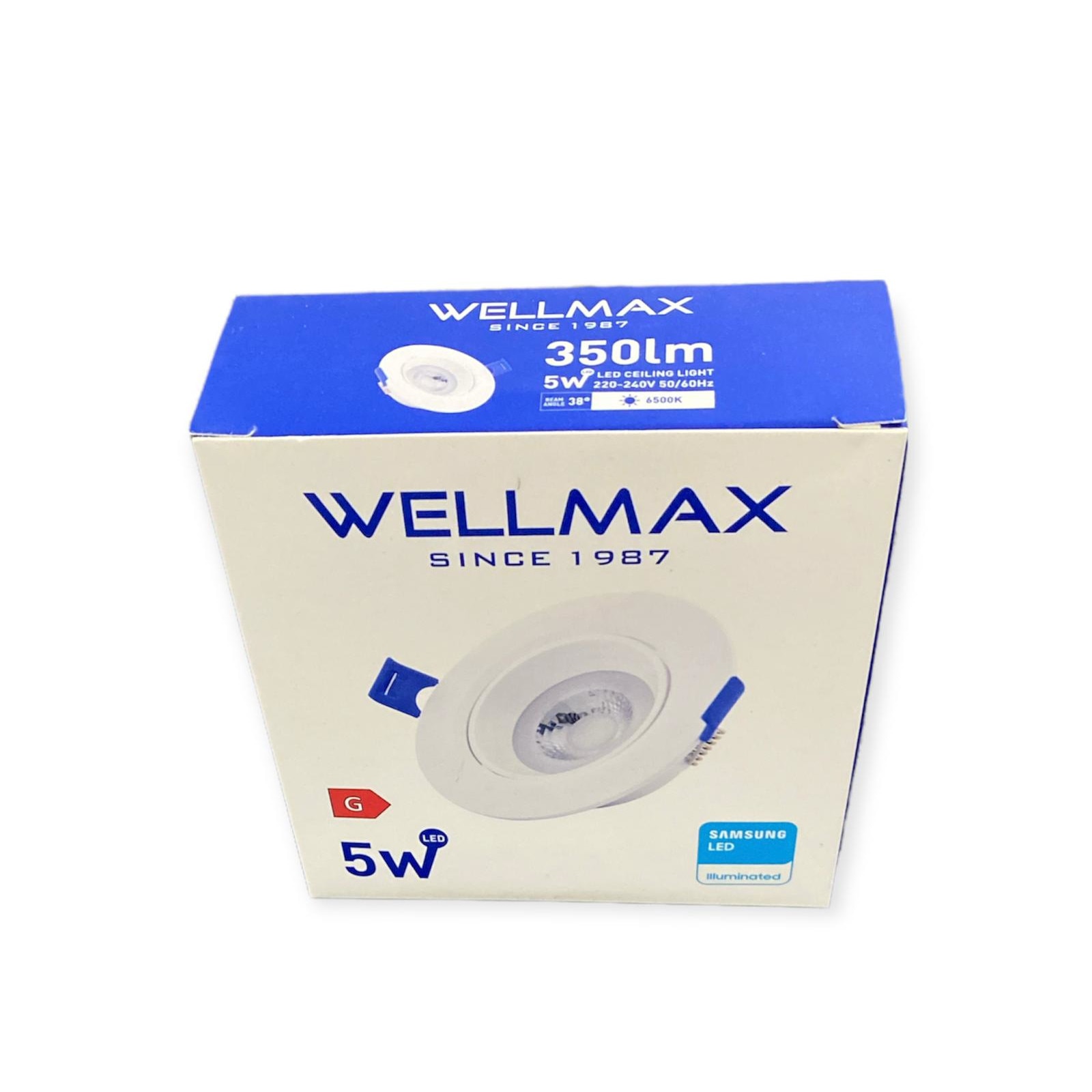Spot LED incastrabil Wellmax, rotund, 5W, 350lm, temperatura lumina ...