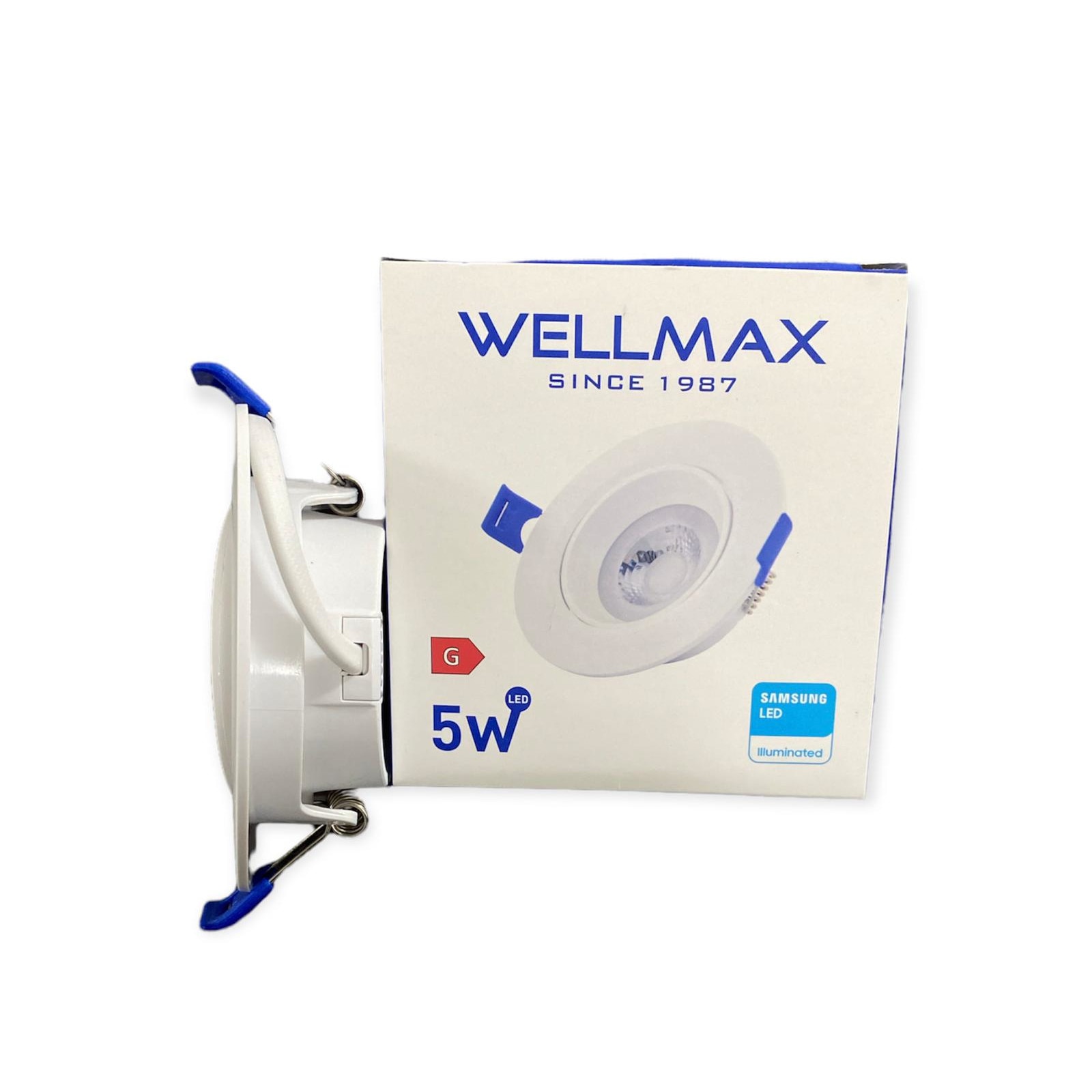 Spot LED incastrabil Wellmax, rotund, 5W, 350lm, temperatura lumina ...