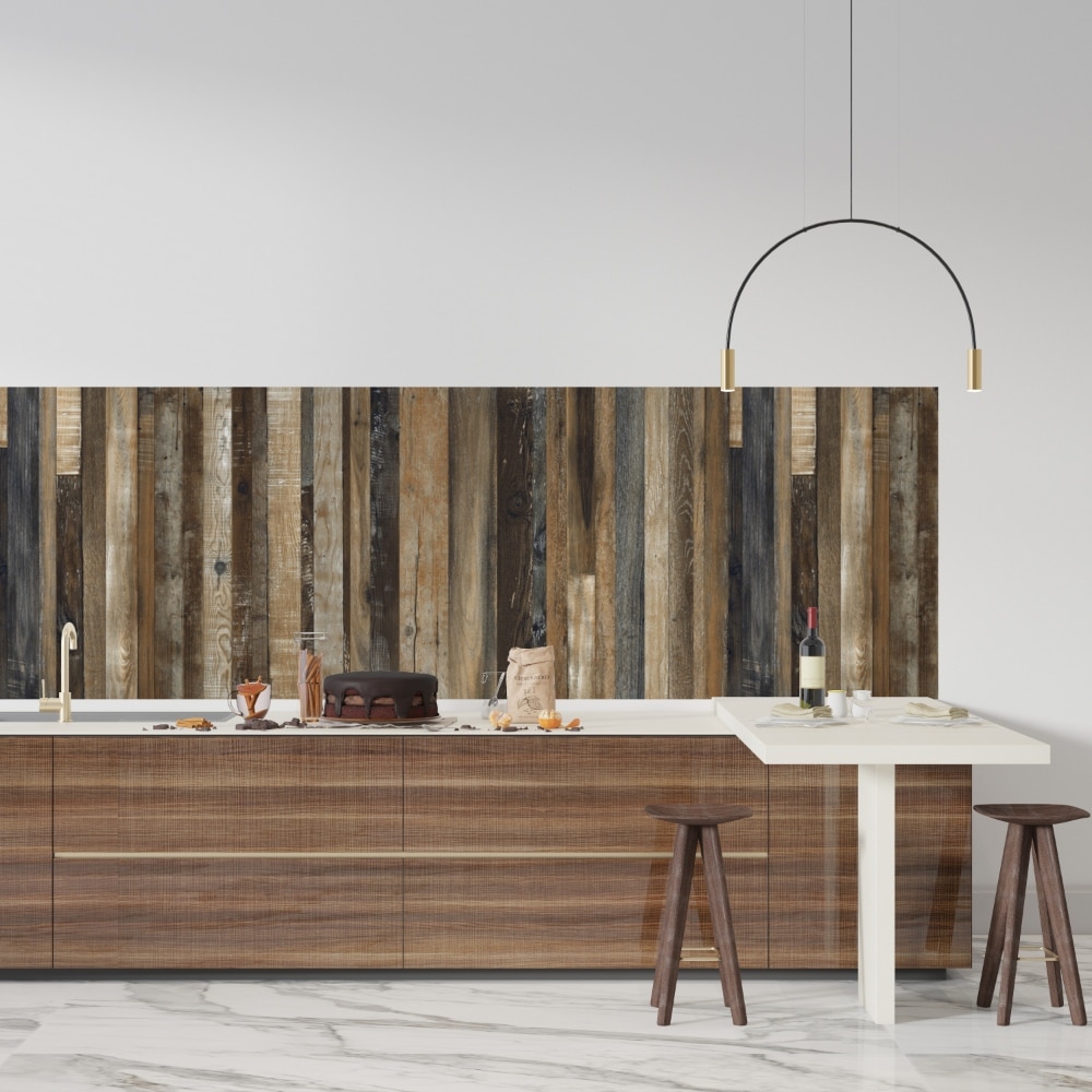 Autocolant faianta, laminat, Priti Global, imitatie lemn natural ...