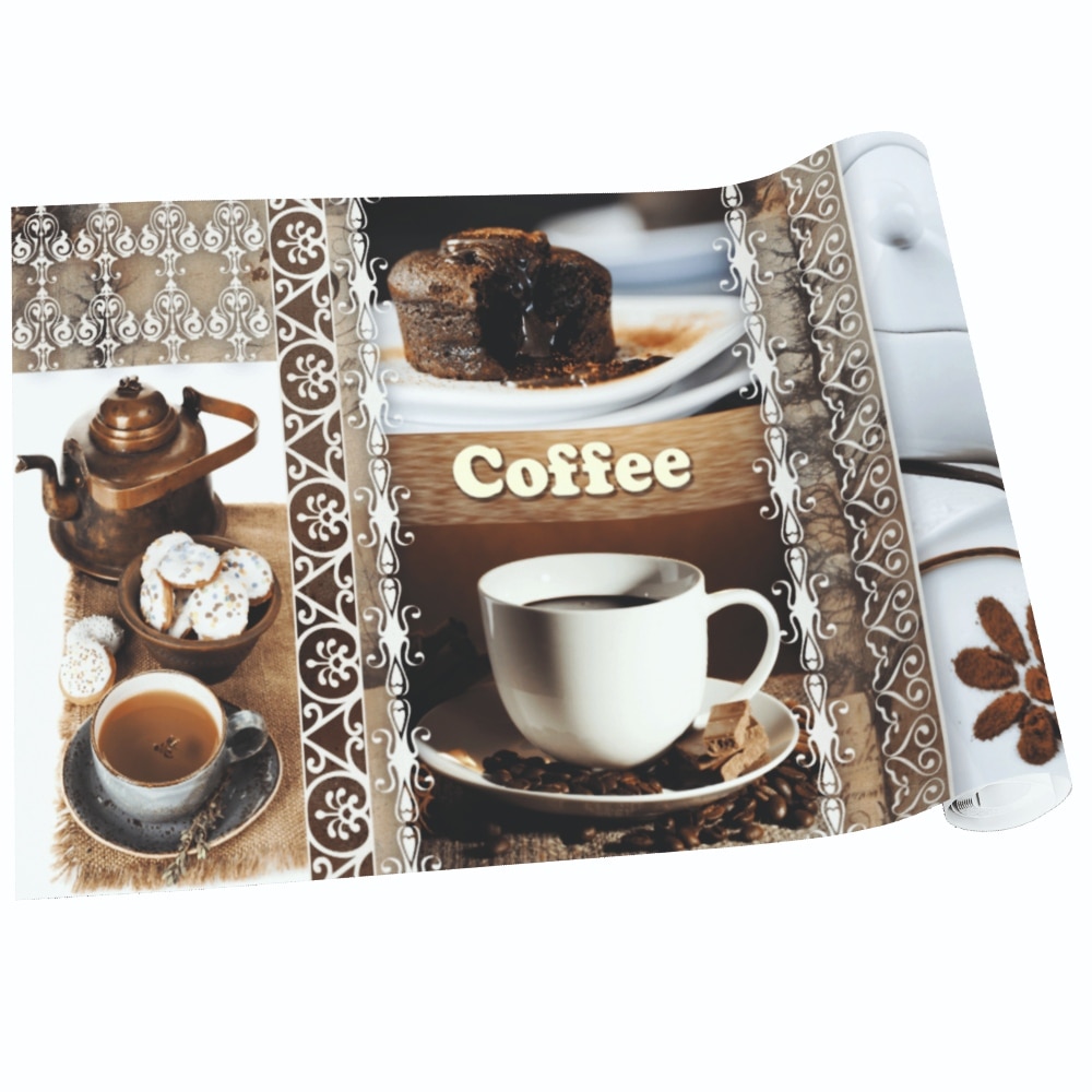 Autocolant faianta, laminat, Priti Global, model coffee, 60x200 cm ...