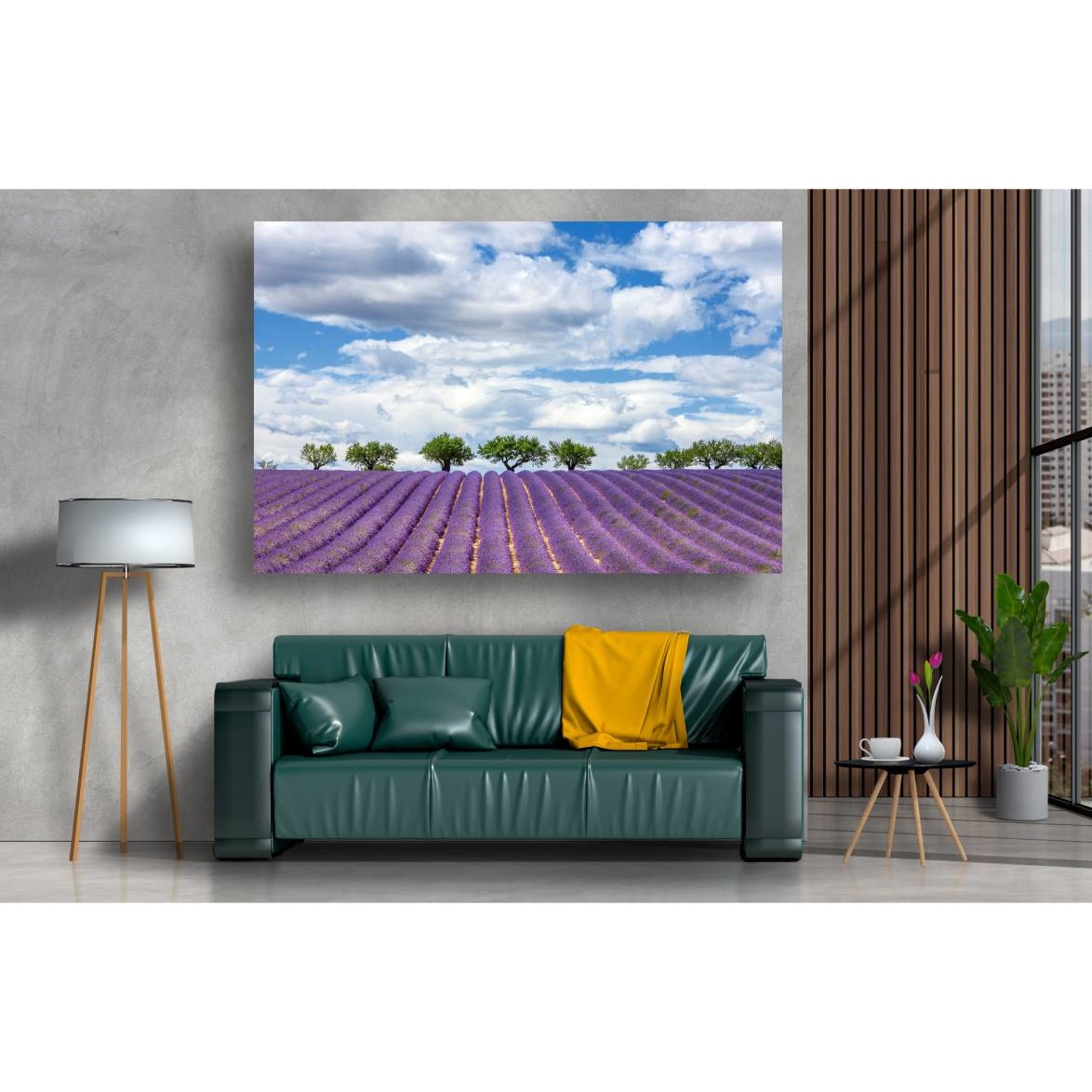 Tablou Canvas - Campul De Lavanda Din Franta, 90x50 cm - eMAG.ro