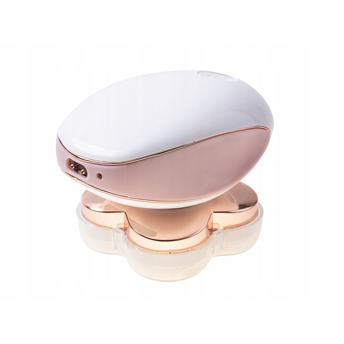 Aparat de ras pentru femei, Flawless Legs, 9x6x5.5 cm, Alb/Rose gold ...