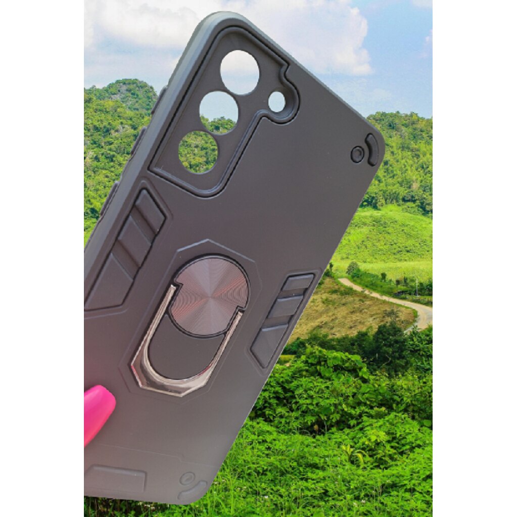 Husa antisoc Hybrid Armour cu inel compatibila cu Samsung Galaxy S21 FE ...