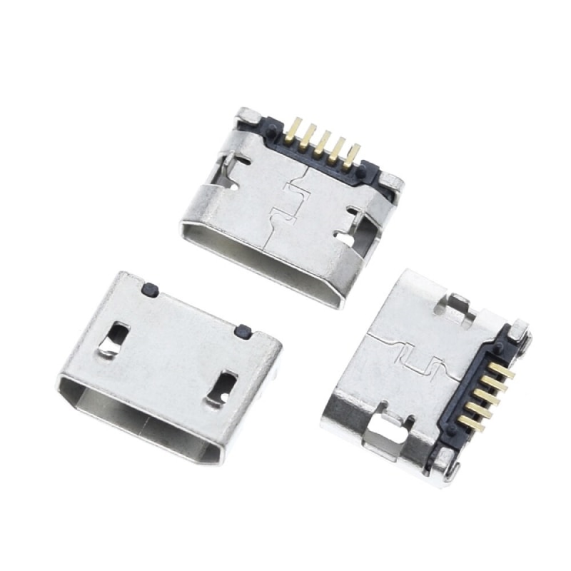 Set 60 Conectori Mama MicroUSB, 5 pini, 12 modele - eMAG.ro