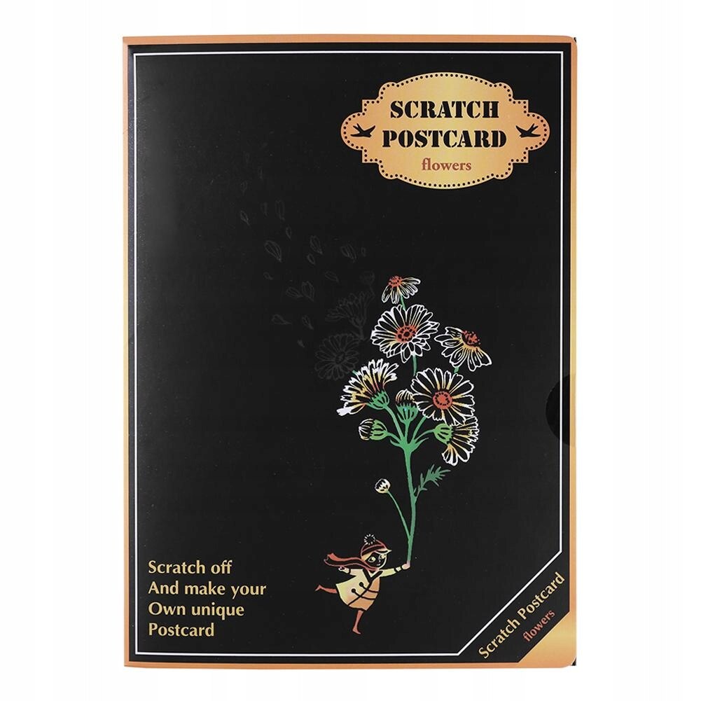 Set 4 Imagini Scratch, Flori, Moments, 20x15 cm, Multicolor - eMAG.ro