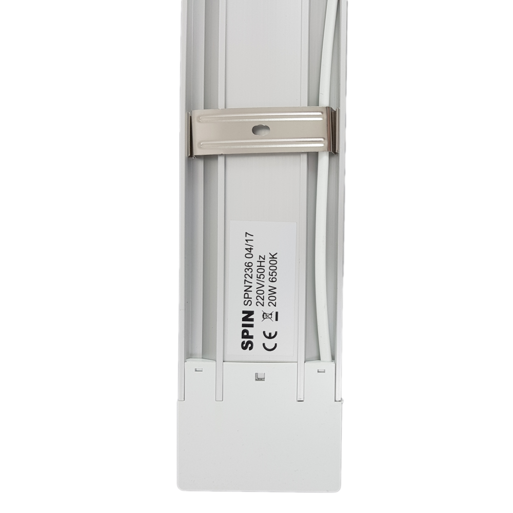 Corp Led Fida aluminiu, 20W, 6400K, lumina rece, 600 x 75 mm - eMAG.ro