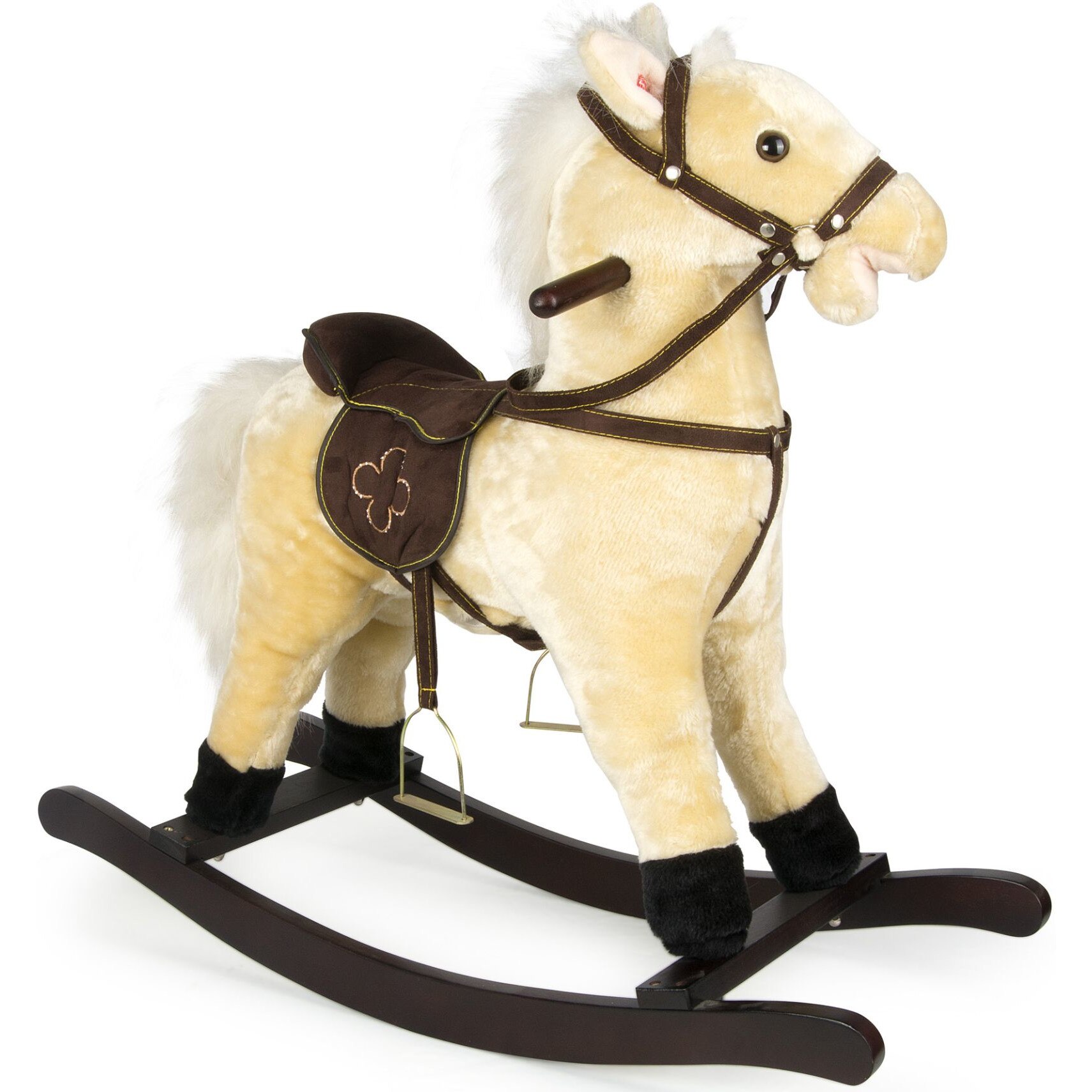 Cal balansoar pentru copii, efecte sonore, Plus, Leomark, 74 x 30 x 70 ...