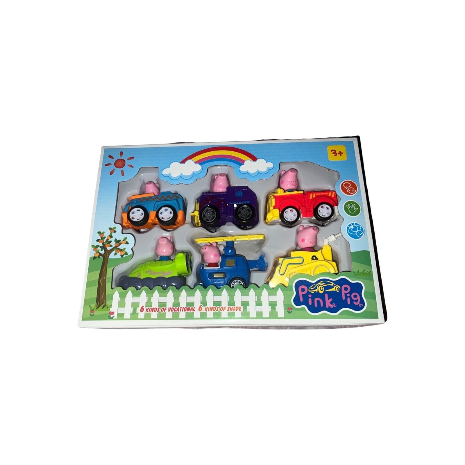 Set 6 masinute cu figurine Peppa Pig - eMAG.ro