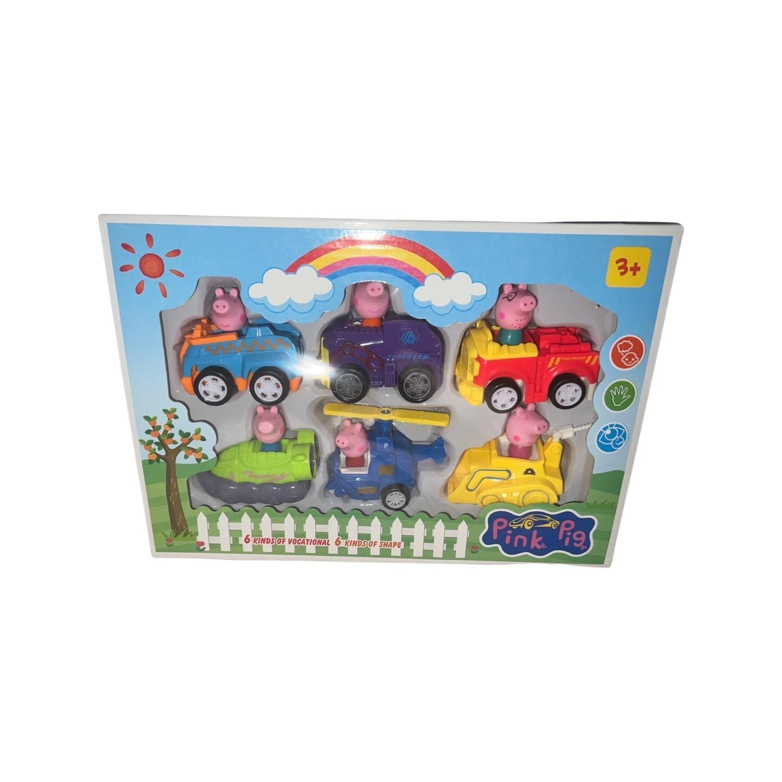 Set 6 masinute cu figurine Peppa Pig - eMAG.ro