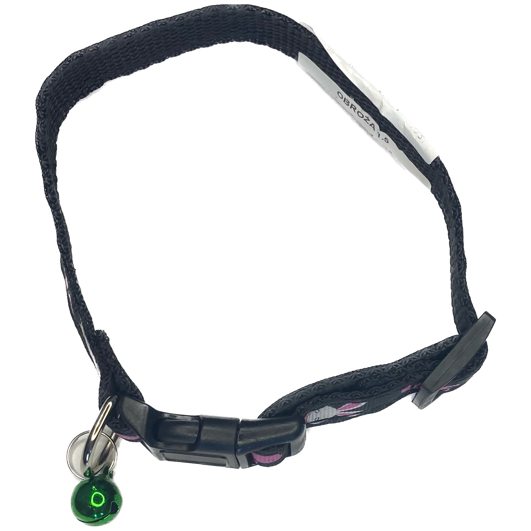 Zgarda pentru catei sau pisici, ajustabila, cu model, 36 x 1.5 cm ...