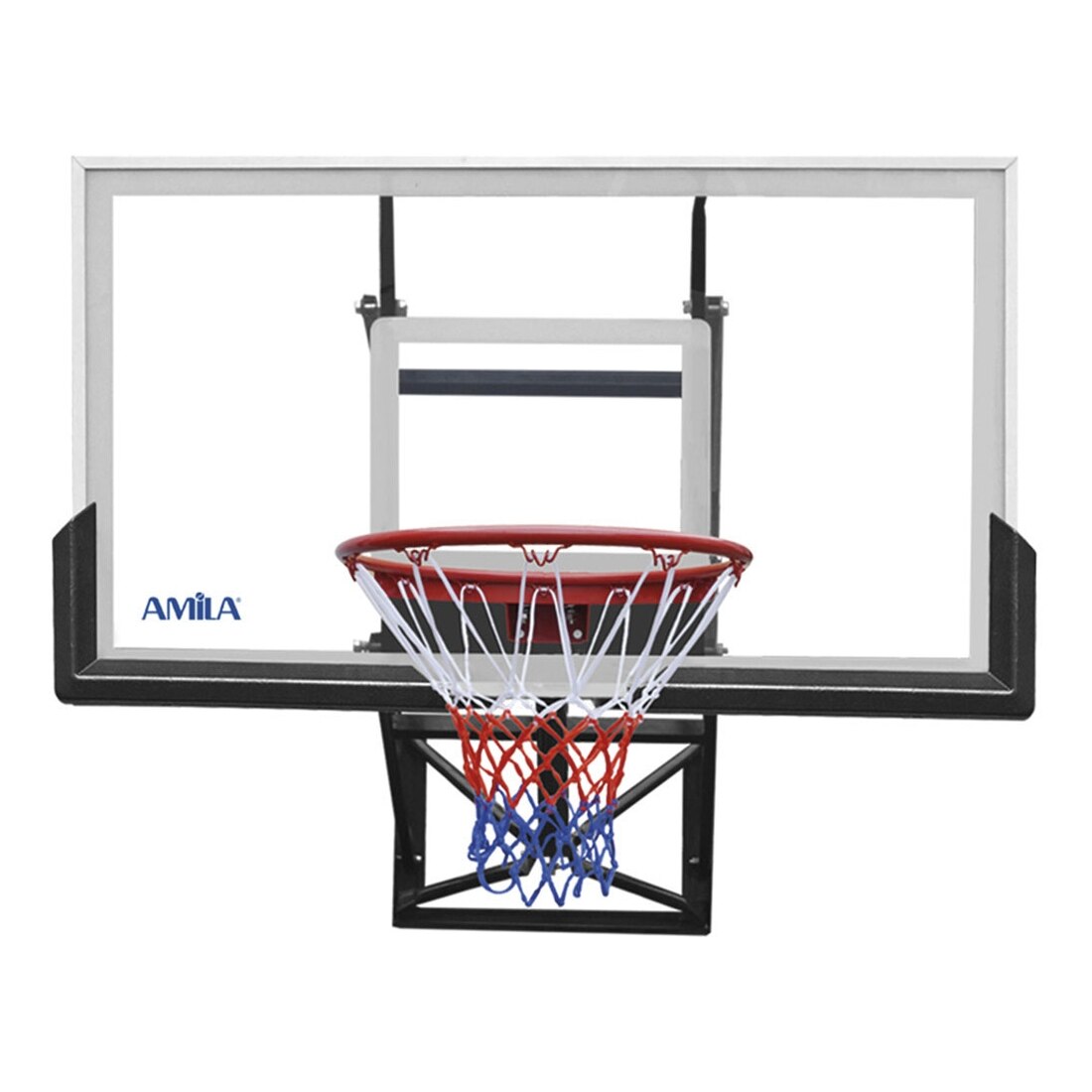 Set cos baschet cu panou, Amila, Otel/Policarbonat, Multicolor - eMAG.ro