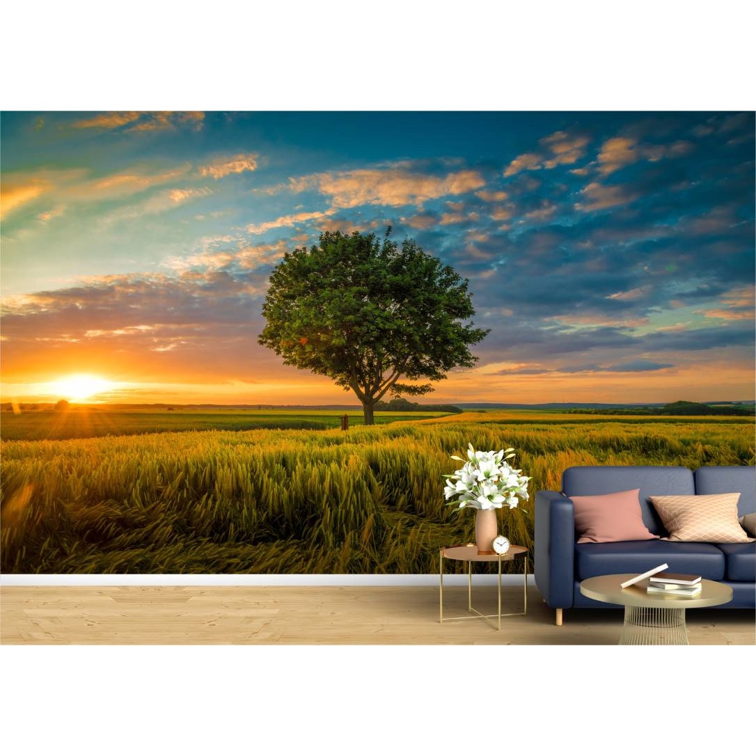 PVC öntapadós tapéta - Lonely Tree at Sunset, 115 x 180 cm - eMAG.hu