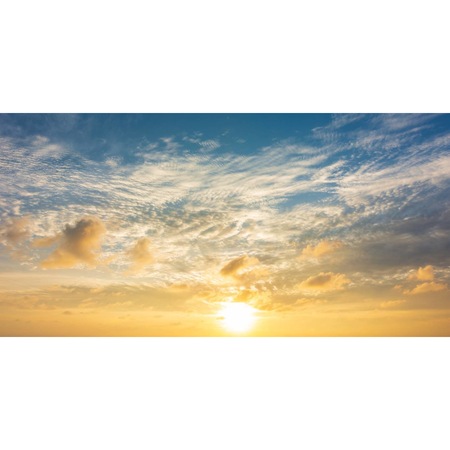 Sticker perete - Cerul Colorat La Apus, 100x70 cm - eMAG.ro