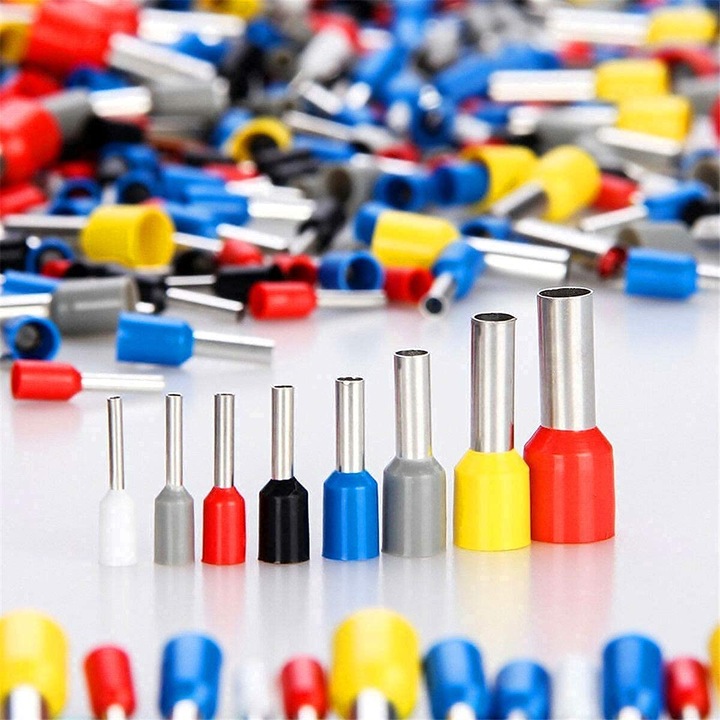 Set 1200 pini terminali Onuvio®, ferule pentru sertizare, pini de capat ...