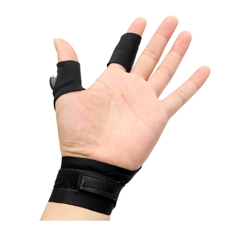 Manusa lanterna cu 2 leduri, GLOVELite, neagra - eMAG.ro