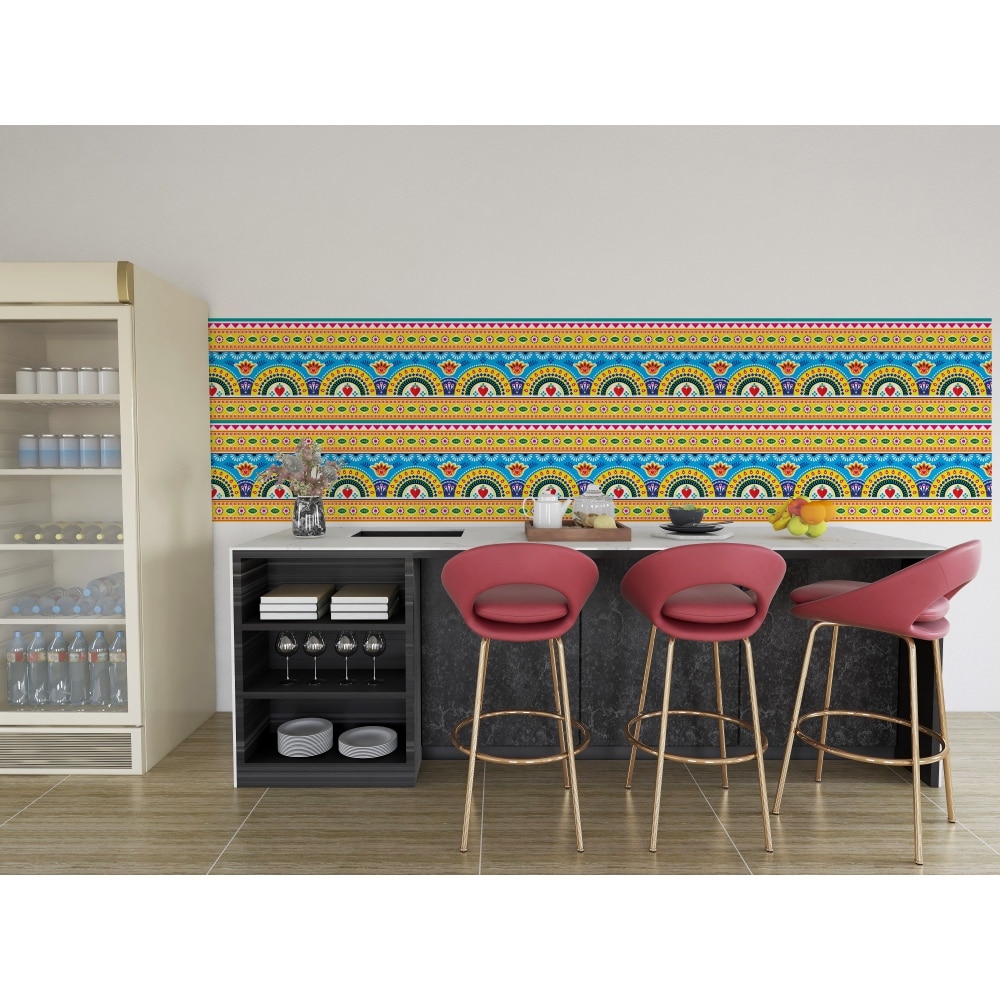 Autocolant faianta, laminat, Priti Global, traditional-modern, 60x200 ...