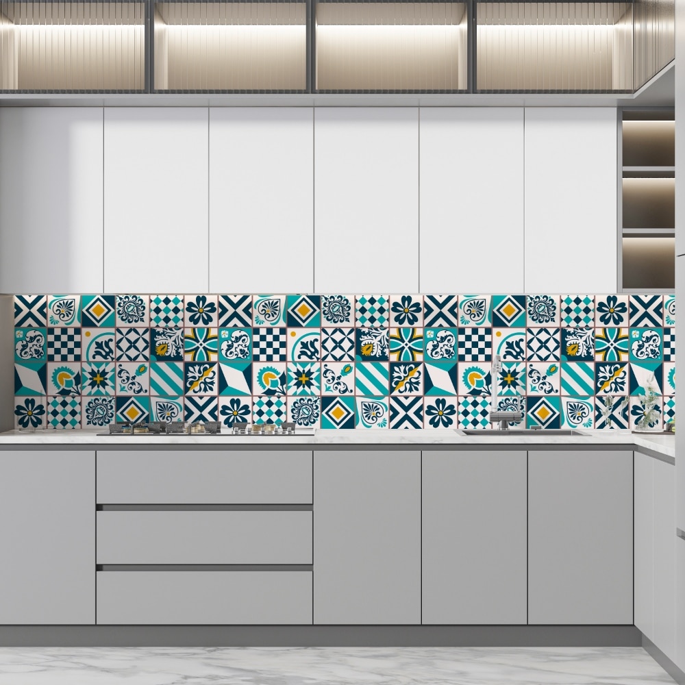 Autocolant faianta, laminat, Priti Global, model regal, 60x200 cm - eMAG.ro