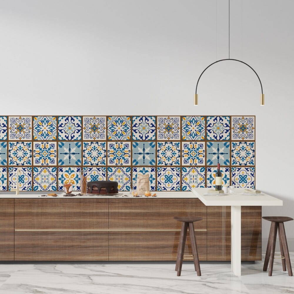 Autocolant faianta, laminat, Priti Global, model imperial, 60x200 cm ...