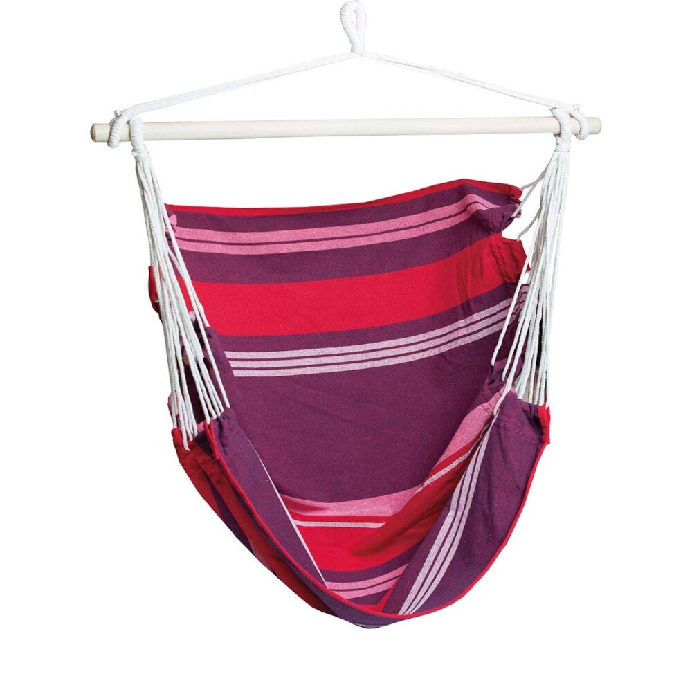 Hamac tip scaun suspendat Escape, Bumbac, Capacitate 100 kg, 130 x 110 ...