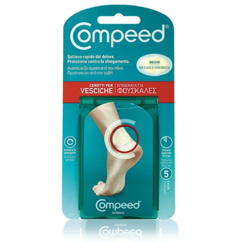 Plasturi medii pentru basici, Compeed Blister, 5buc - eMAG.ro