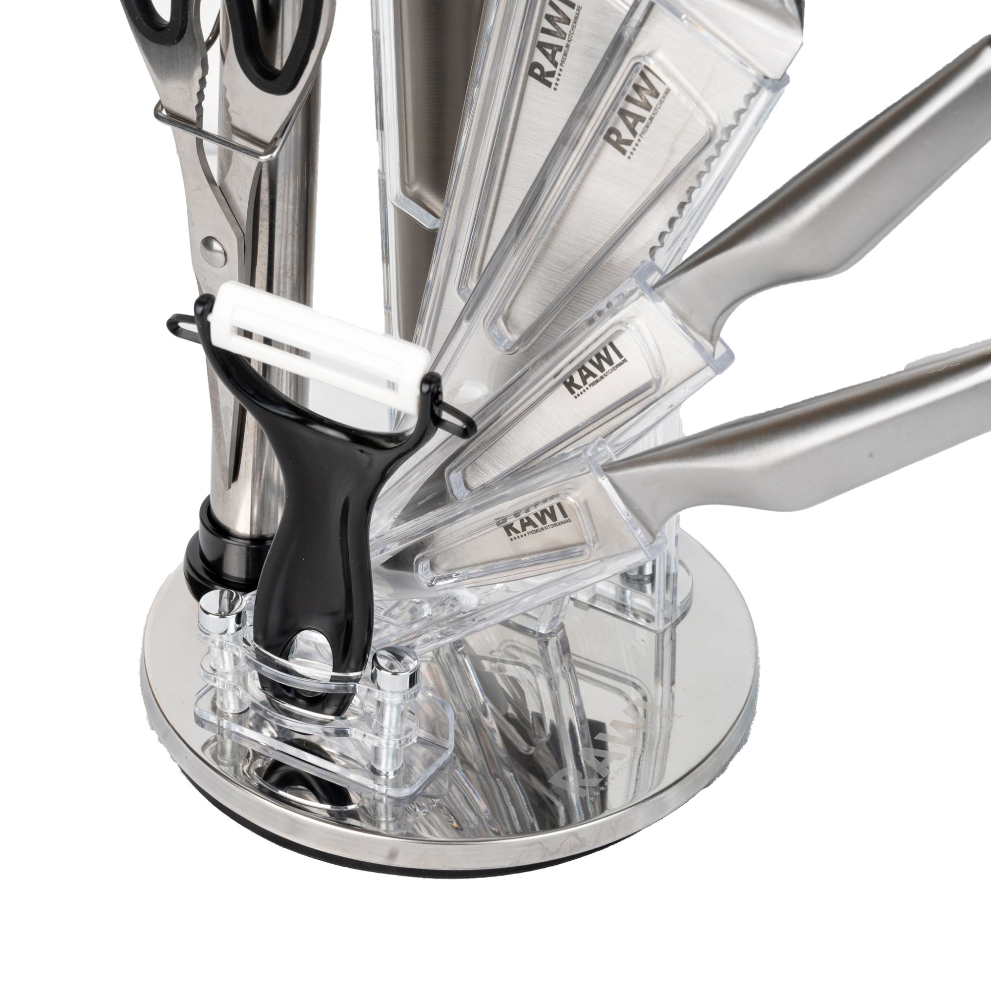 Set cutite profesionale Rawi High-Quality din inox turnat, 9 piese ...