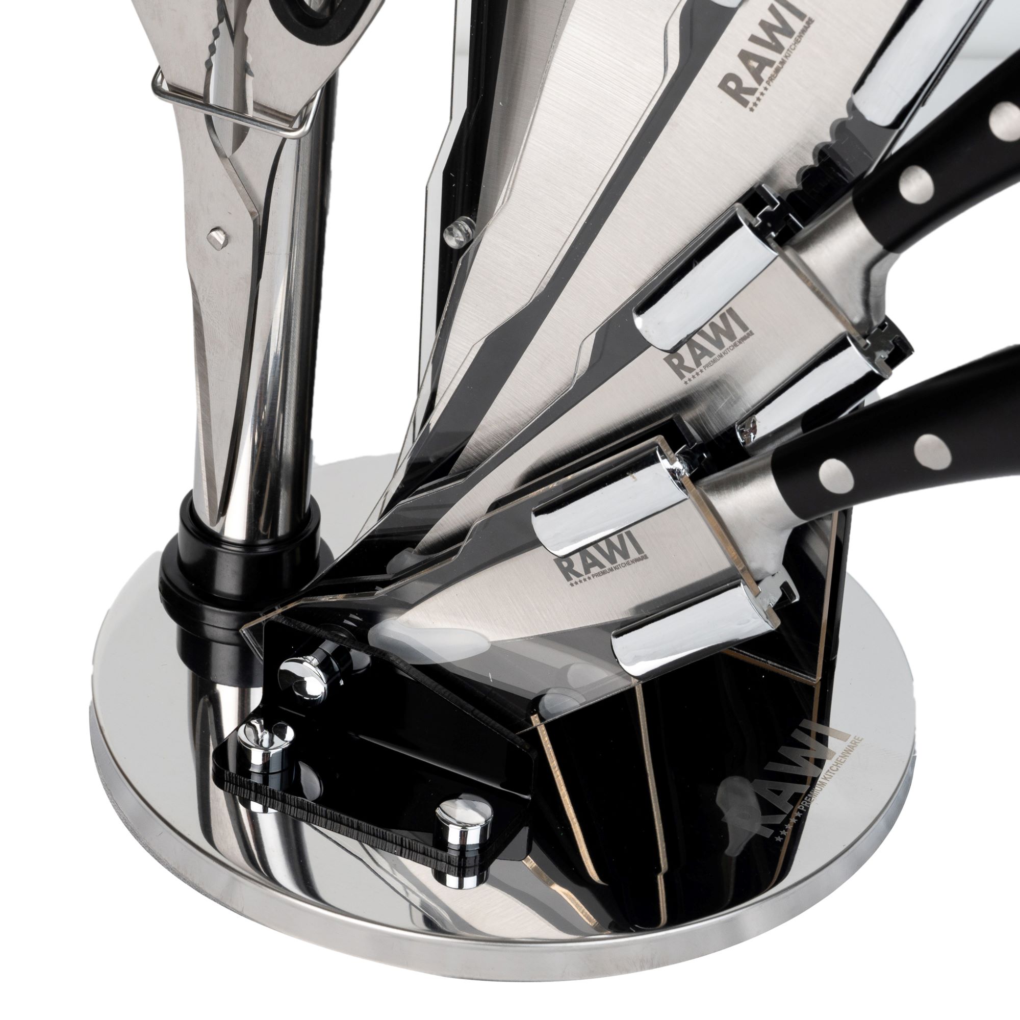 Set cutite profesionale Rawi High-Quality din inox turnat, 8 piese ...