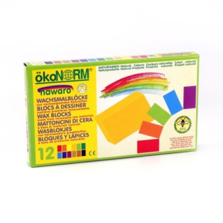 Set cuburi cerate, cutie 12 bucati, ökoNORM, produs non-toxic - eMAG.ro