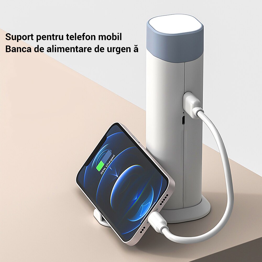 Lampa multifunctionala, SDLOGAL, Veghe, Lanterna, LED, Portabila, USB ...