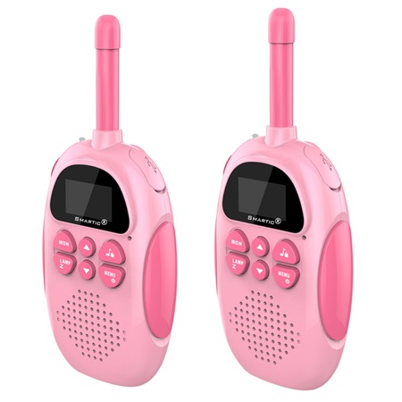 Set 2 statii Walkie Talkie pentru copii, Antena si Lanterna, Raza de ...
