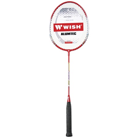 Racheta de badminton Wish Alumtec 308, Otel, 665 mm, Alb/Rosu - eMAG.ro