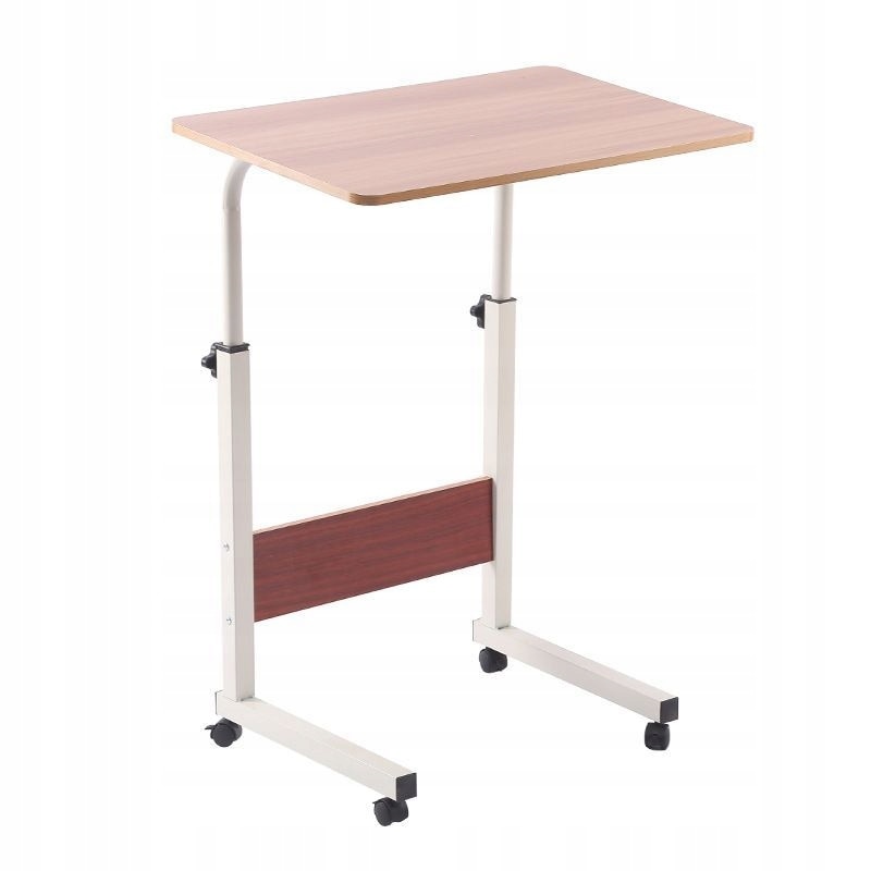 Masuta laptop Magboss, 60x40x70-90cm, Maro/Alb - eMAG.ro