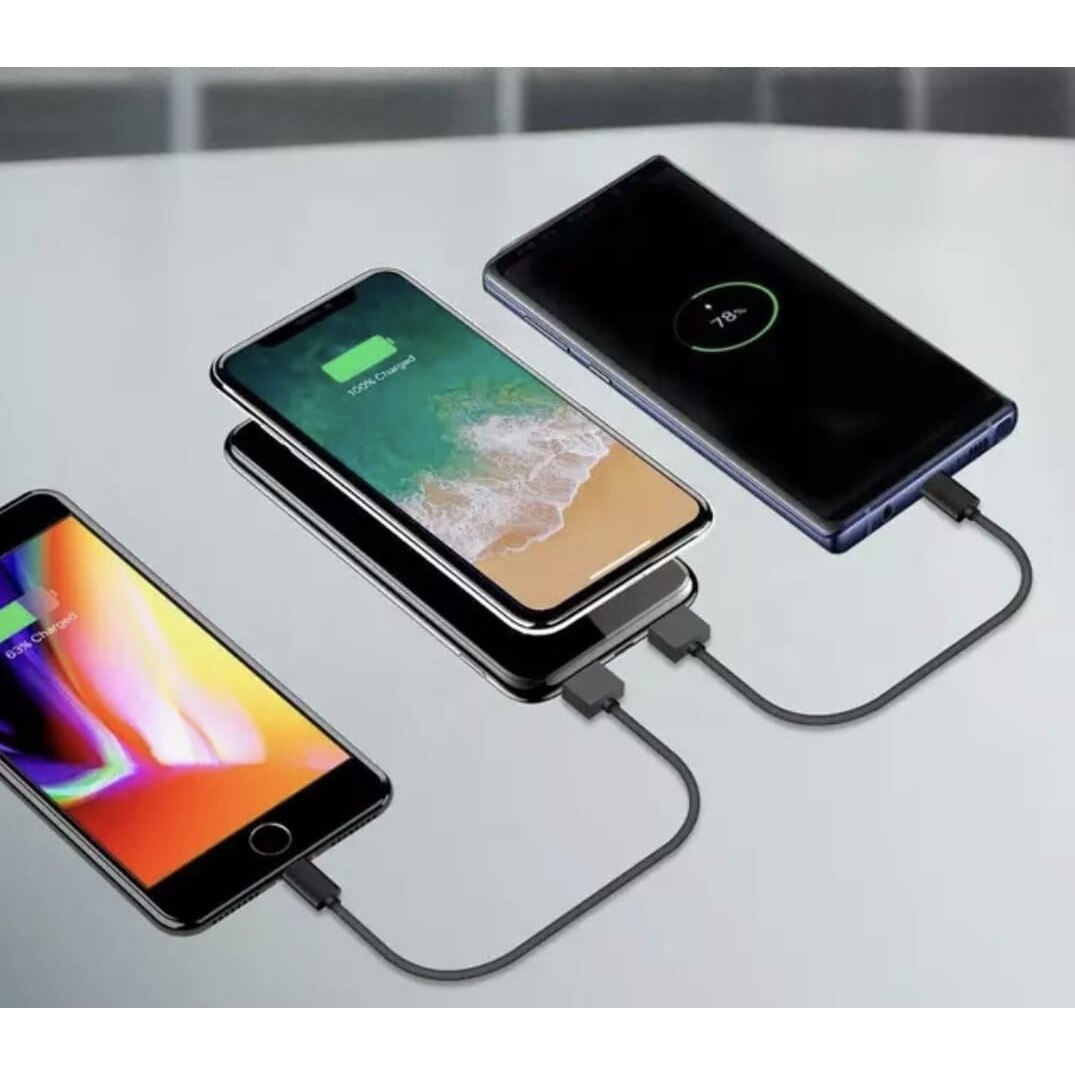 Baterie externa wireless Ravan, Incarcare Wireless Fast Charge ...