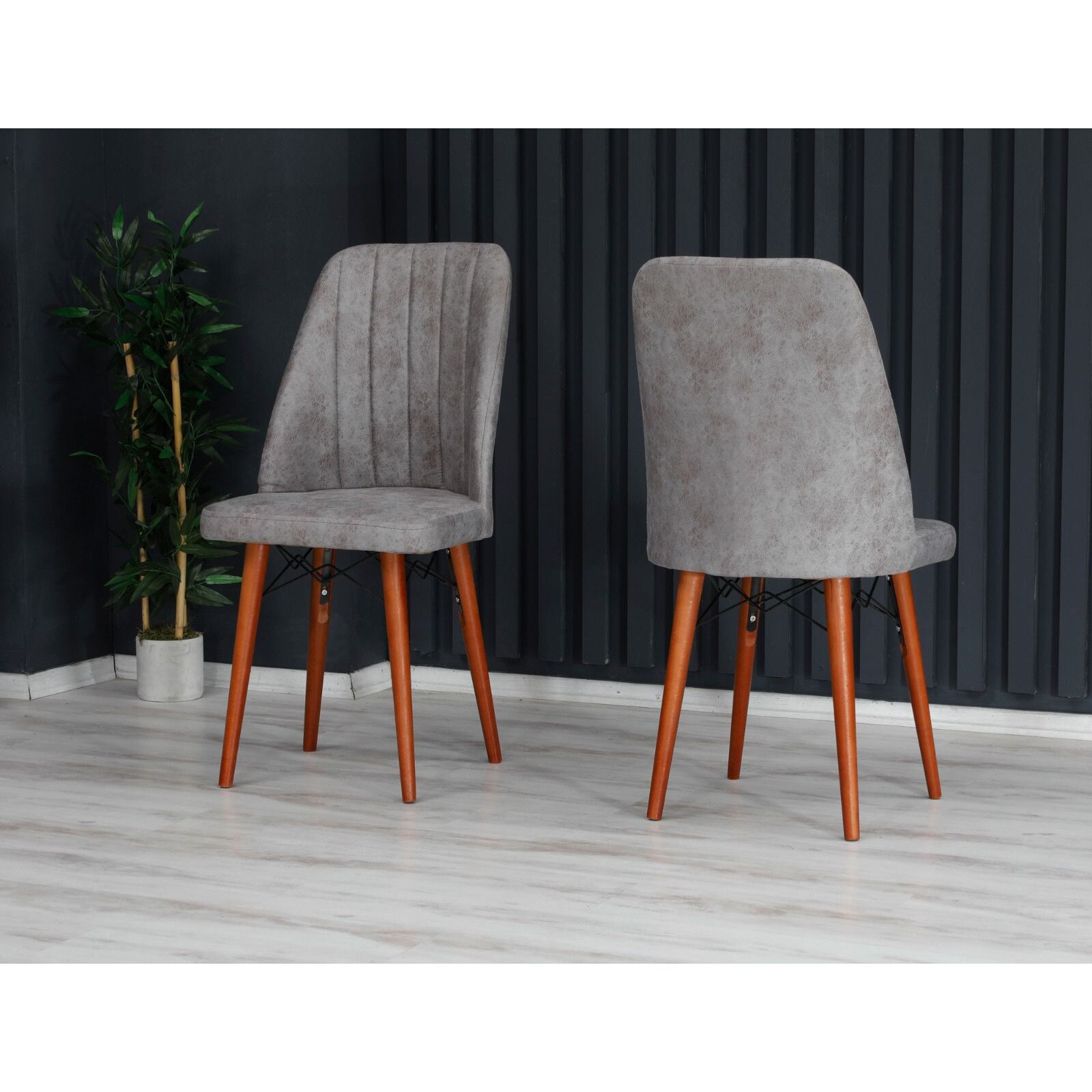 Set 6 Scaune Horizon, dining, bucatarie, lemn/stofa, material textil ...