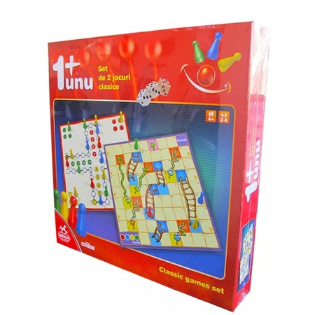Set De 2 Jocuri Clasice, Nu Te Supara Frate - Sus Jos, Deico Games, + 4 ...